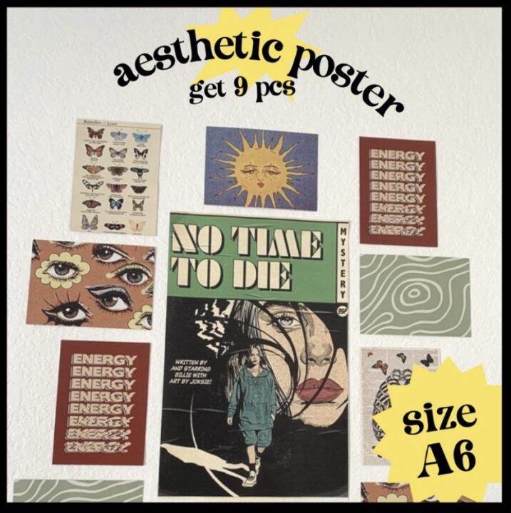 POSTER A6 collage kit aesthetic hiasan dinding | Lazada Indonesia
