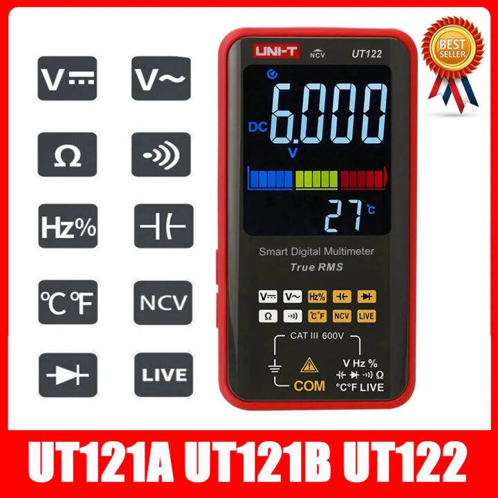 UNI-T UT121A UT121B UT122 Smart Digital Multimeter True RMS Voltage ...