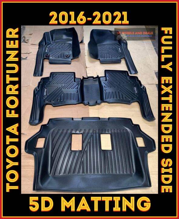 TOYOTA FORTUNER 2016-2023 5D DEEP DISH MATTING (Fortuner accessories ...