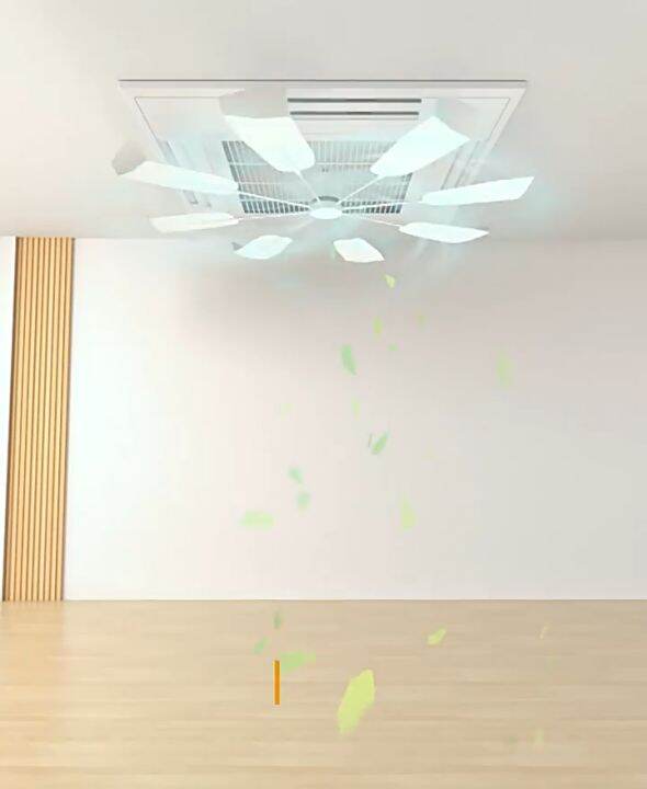 Cassette Aircon Guide Fan 360° Rotating Blade Central Aircond Anti ...