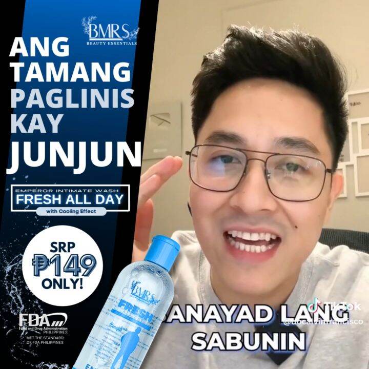 ORIGINAL BMRS Fresh All Day EMPEROR INTIMATE WASH For Men 150ml for men ...