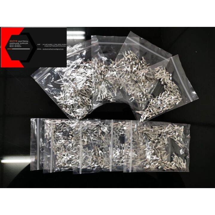 1.25mm Non insulation spade terminal (y lug) 100pcs/pkt | Lazada