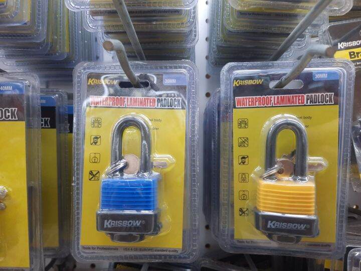 gembok krisbow waterprof tahan air 30mm long beam | Lazada Indonesia