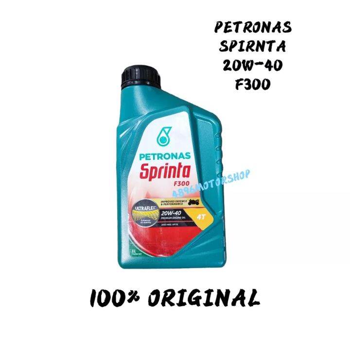 100% ORIGINAL PETRONAS SPRINTA F300 PREMIUM ENGINE OIL ULTRAFLEX 20W-50 ...