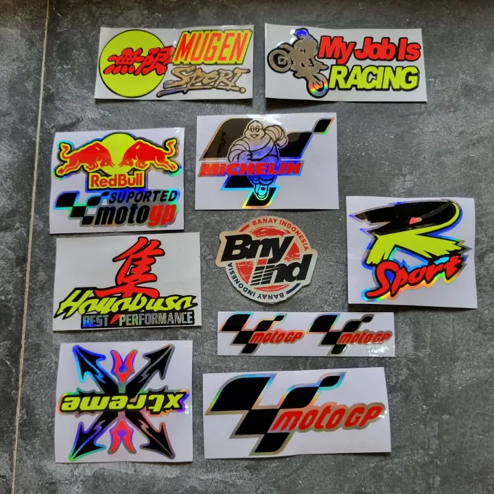 STICKER STIKER MOTO GP R SPORT XTREME HAYABUSA CUTTING | Lazada Indonesia