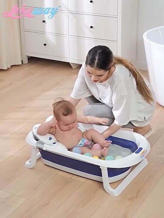 Estation - FOLDABLE BABY BATH TUB | BAK MANDI LIPAT | TEMPAT MANDI BAYI ...