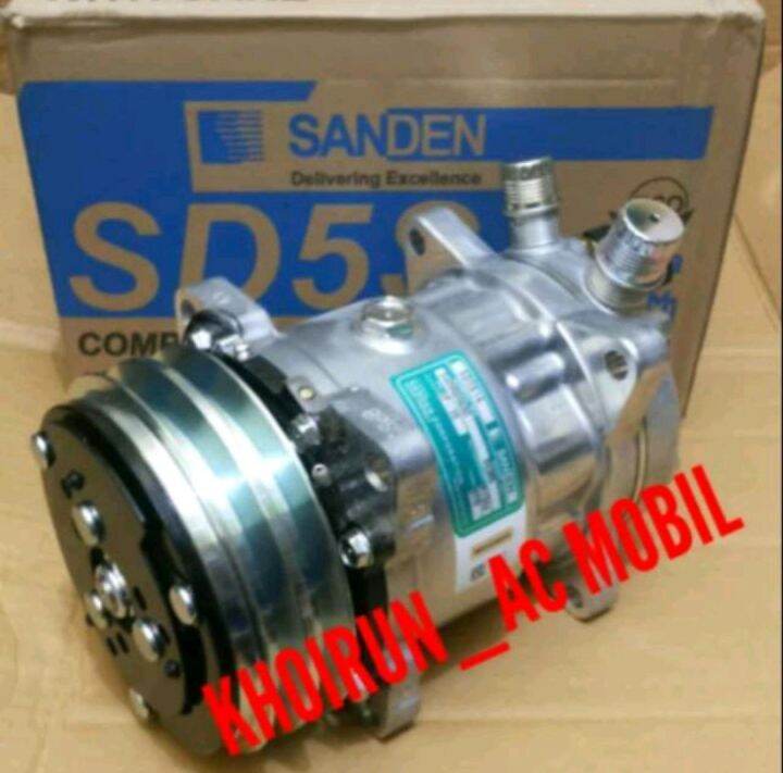 Compresor Kompresor AC Mobil SD5S14 - SD 508 - 24VOLT -24V - SANDEN ...
