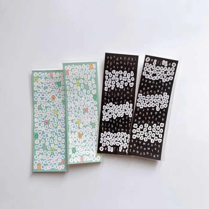 [kstuffind] Stiker Tulis Alphabet Huruf Sticker DIY Sticker Deco ...