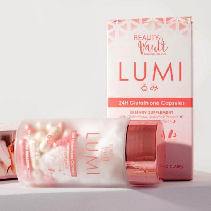 LUMI 24H Glutathione Capsules by Beauty Vault | Lazada PH
