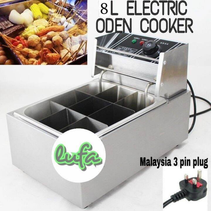 9 Partition Electric Oden Cooker Stainless Steel Automatic Kanto Cooker ...