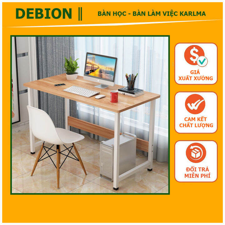 [Freeship Max]_Bàn làm việc-bàn học DEBION khung thép chống ghỉ sơn ...