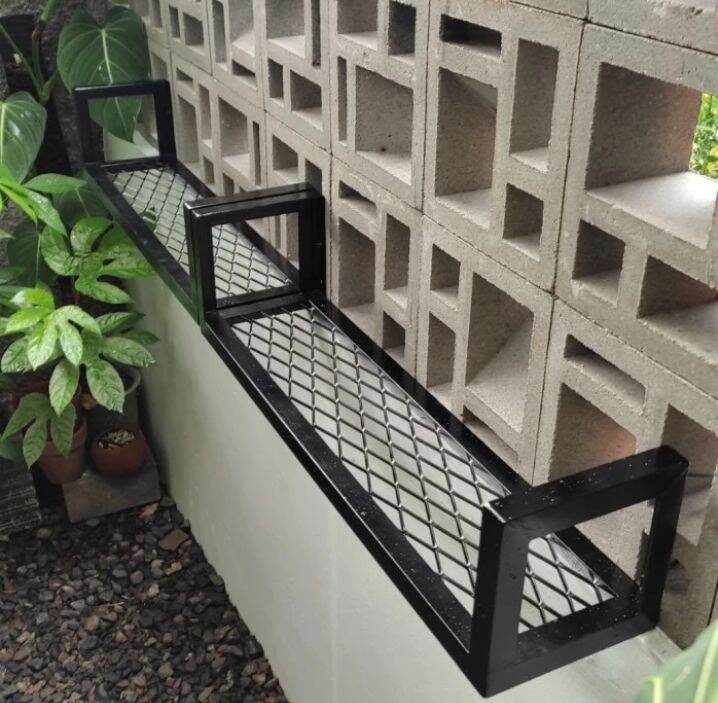 rak bunga gantung,rak besi expanded,rak dinding gantung | Lazada Indonesia