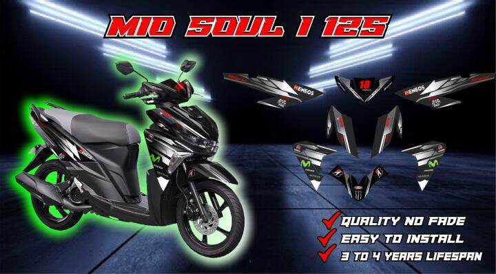 mio soul i 125 decals sticker | Lazada PH