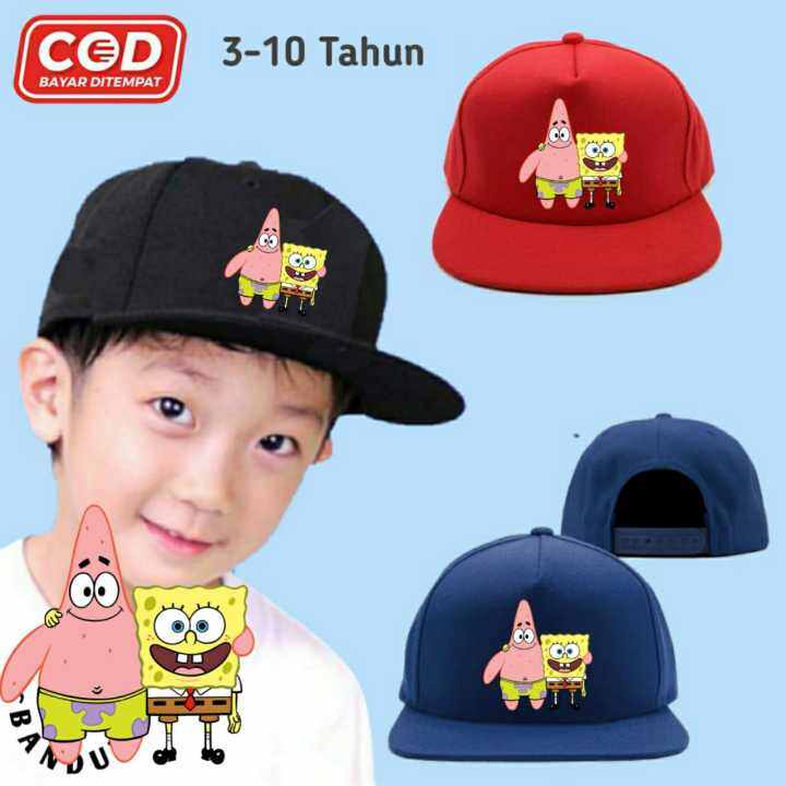 Topi Snapback Anak Spongebob Squarepants | Lazada Indonesia