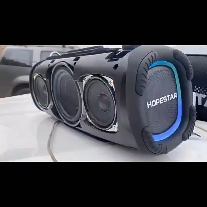 Hopestar A6 Max Bluetooth Speaker ลำโพงบลูทูธ พร้อมไมโครโฟนไร้สาย ...