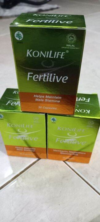 konilife fertilife isi 30 kapsul | Lazada Indonesia