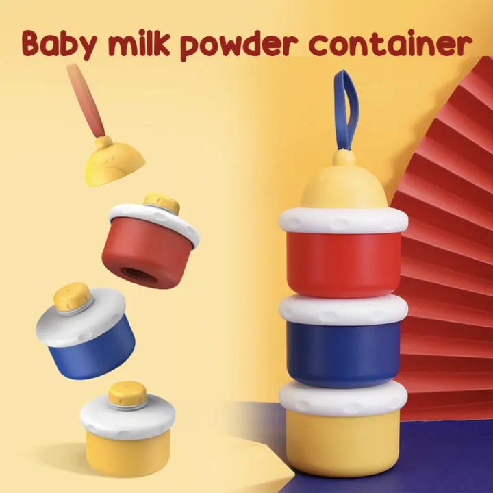 3-layer Milk Powder Box Stackable Container Baby Food Milk Powder ...