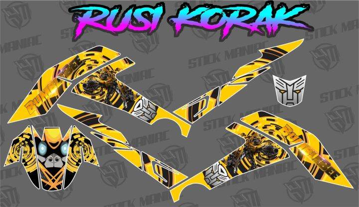 Rusi korak decals sticker, Laminated | Lazada PH