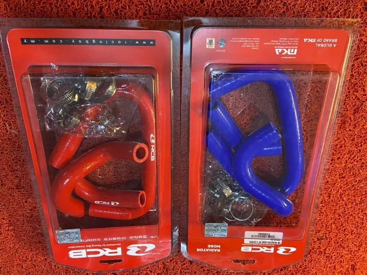 RCB radiator hose for NMAX/AEROX with stainlees clamps | Lazada PH