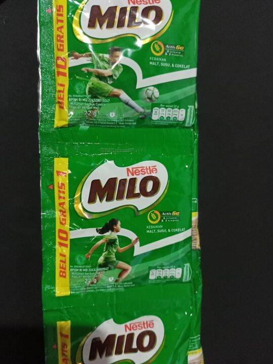 SUSU MILO Rasa Cokelat 10 Sachet + 1 Sachet | Lazada Indonesia