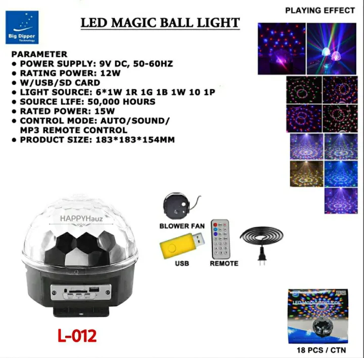 Led Magic Ball Light | Lazada PH