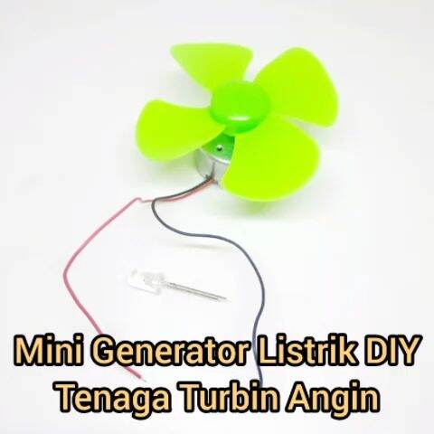 Micro Wind Turbine DC Motor - Generator Listrik Tenaga Angin Kincir Air ...
