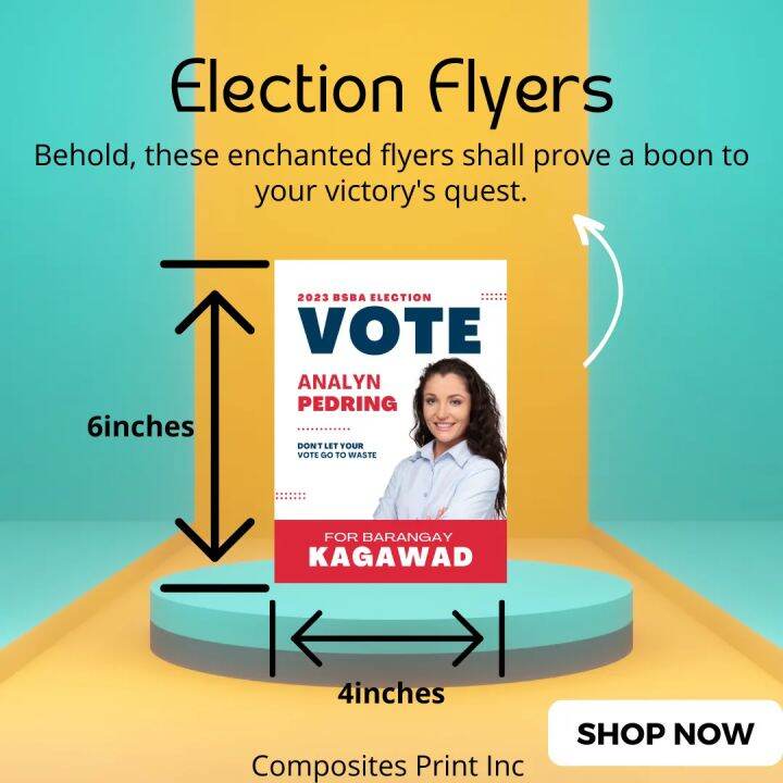 Glossy Election Flyers | Lazada PH