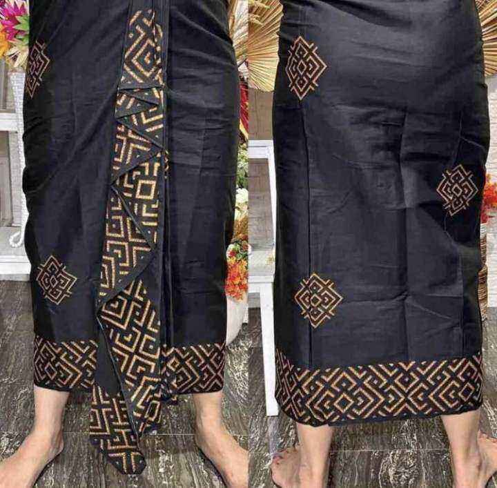 Kamen batik setengah jadi kancut dan udeng - Kamen pria bali - kain ...