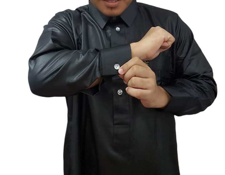 Thobe Muslim Adult Al Madina with Collar(Polo type) | Lazada PH