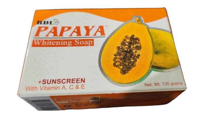 RDL papaya whitening soap 135g | Lazada PH