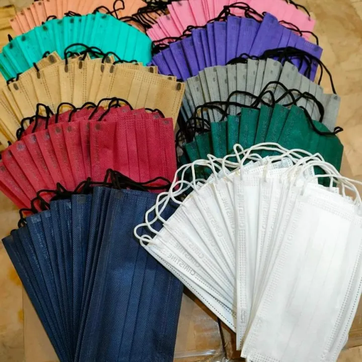 Colored Christine Disposable Mask 3 Layers High Quality | Lazada PH
