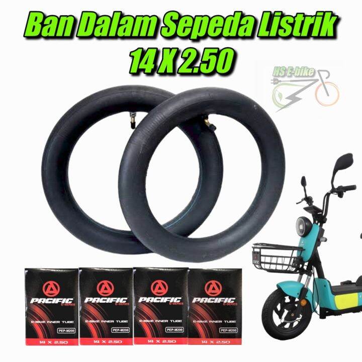 BAN DALAM SEPEDA LISTRIK 14 X 2.50 PASIFIC / DELI TIRE | Lazada Indonesia