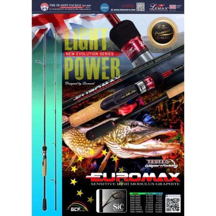 LEMAX EUROMAX SPINNING FISHING ROD | Lazada