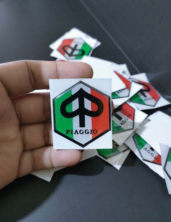 Sticker 3D emblem Piaggio italy coating stiker vespa | Lazada Indonesia