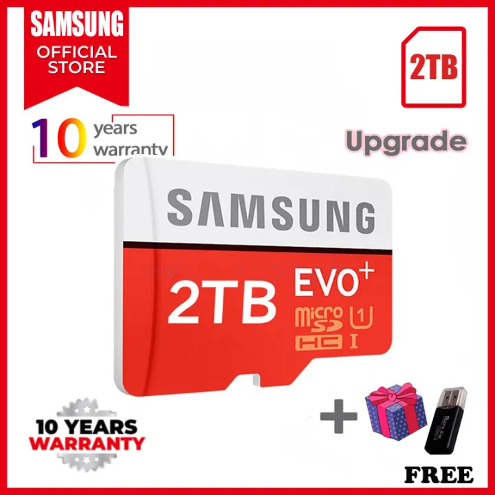 100% Original Samsung Evo Plus Memory Card 2000GB 1024GB 512GB 256GB ...