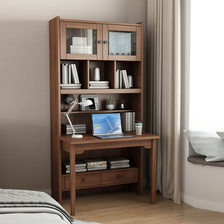 Foldable Desk Bookshelf Integrated Bedroom and Household Student Wood ... Foldable Desk Bookshelf Integrated Bedroom and Household Student Wood ...
