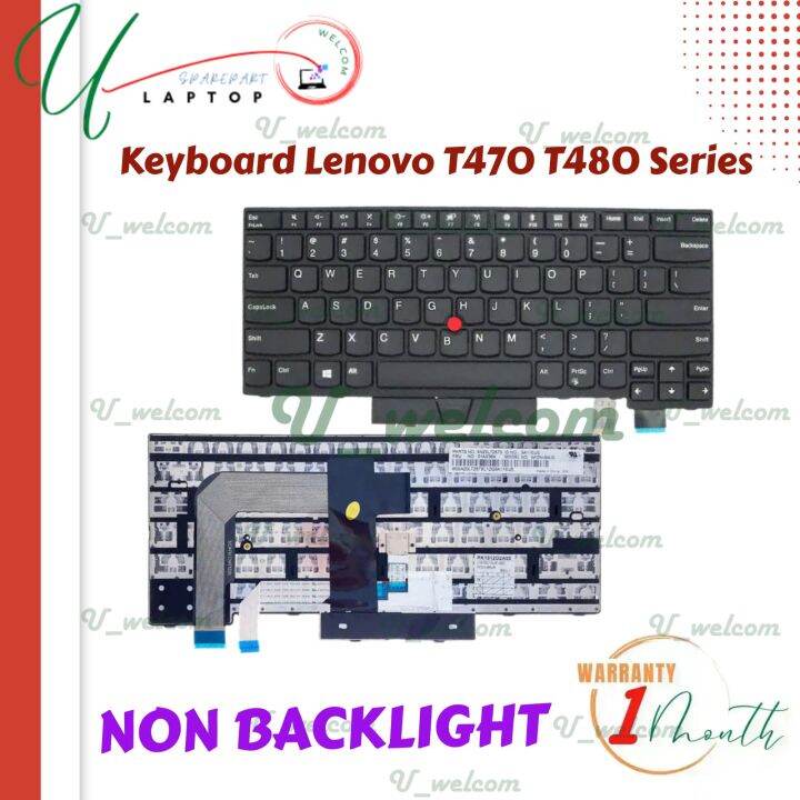Keyboard Laptop Notebook Lenovo Thinkpad T470 T480 non lampu | Lazada ...