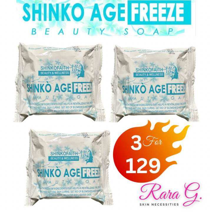 Shinko Age Freeze Beauty Soap 3 For 129 | Lazada PH