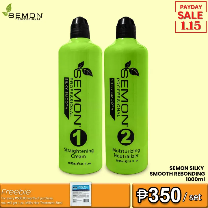 Semon Silky Smooth Rebonding 1000ml | Lazada PH