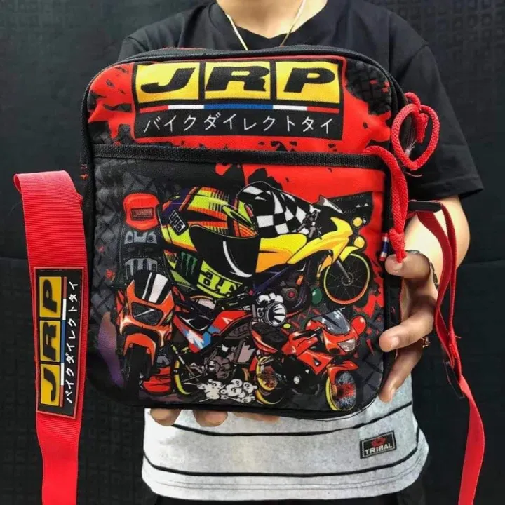 JRP Sling bag Rubberises logo strap | Lazada PH