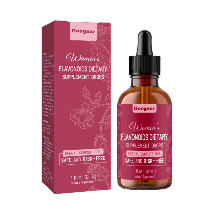 Flavonoids Dietary Supplement Drops Balance Concentration Estrogen ...
