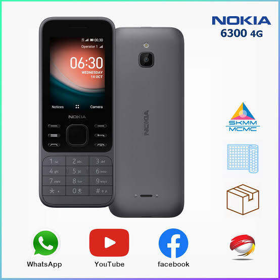 Nokia 6300 4G WA FB | Lazada Indonesia