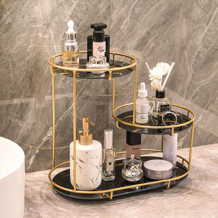 Luxury Bathroom Storage Rack, Toiletries, Cosmetics Storage Rack ...