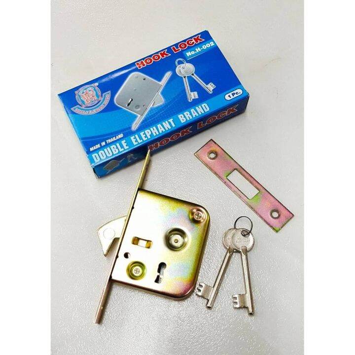 🎉READY STOCK🎉（100%ORIGINAL）DOUBLE ELEPHANT RAINBOW HOOK LOCK / STEEL ...
