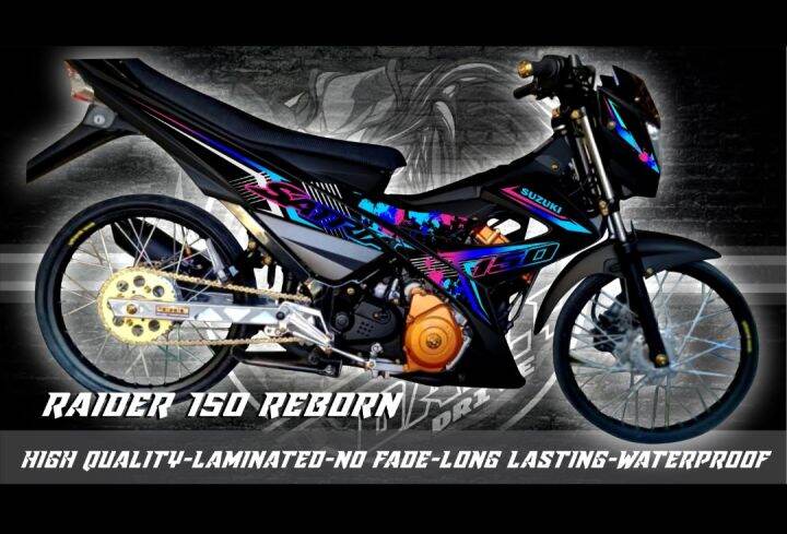 SUZUKI RAIDER 150 REBORN DECAL STICKER MALAYSIAN DESIGN | Lazada PH
