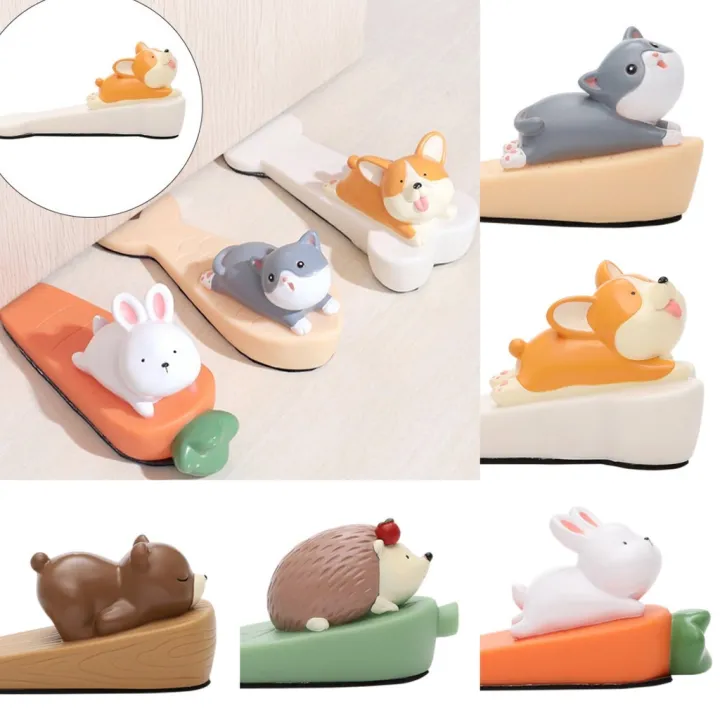 Cute Animal Shaped Door Stopper Anti-pinch Hand Safety Doorstop Heavy ...