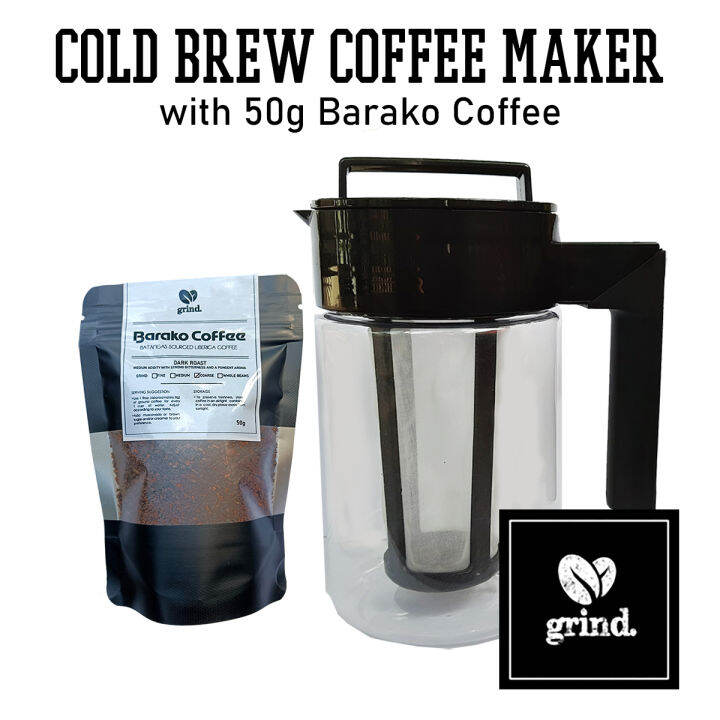 900ml Cold Brew Coffee Maker/Brewer with 50g Barako Coffee | Lazada PH