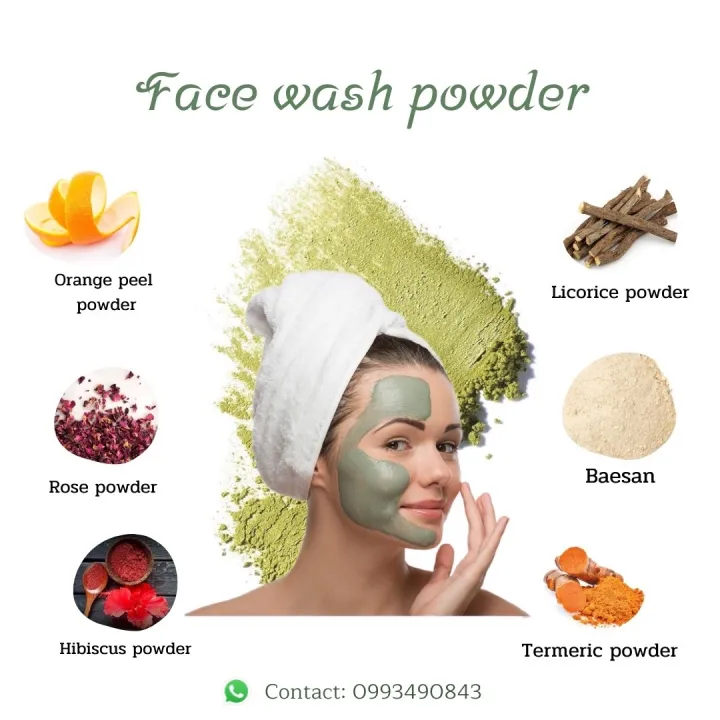 Face wash powder 100 gram 80 baht | Lazada.co.th