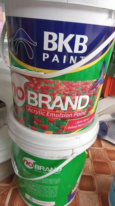 cat tembok no brand 20kg cat ekonomis cat dinding | Lazada Indonesia