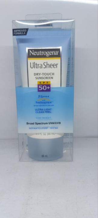 Neutrogena Ultra Sheer Dry-Touch Sunscreen Spf50+ 80ml | Lazada PH